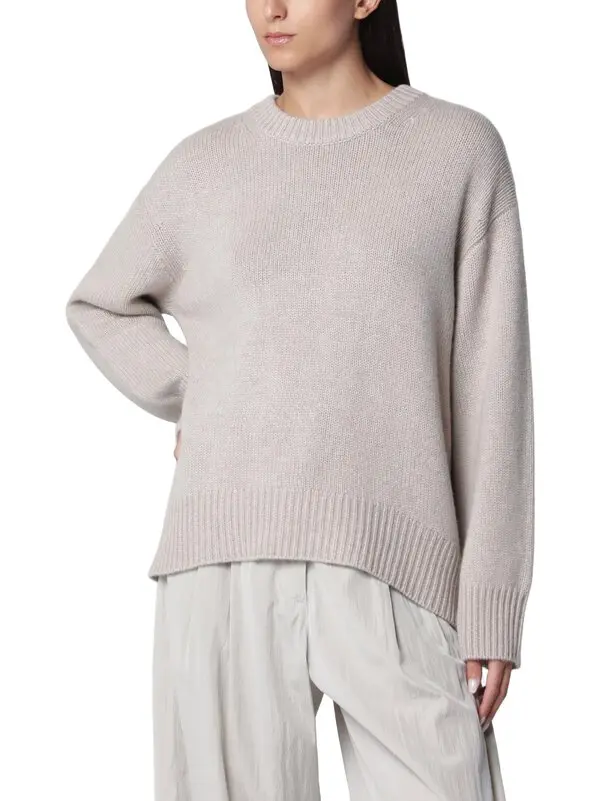 LISA YANG Noor Crewneck Sweater In Cashmere - Cream