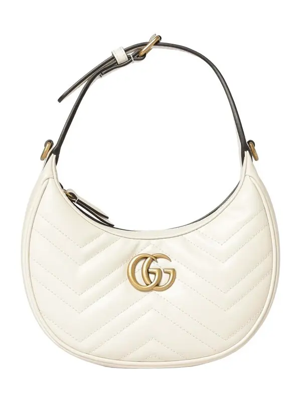 Gucci Mini Bag With Gg Logo - White