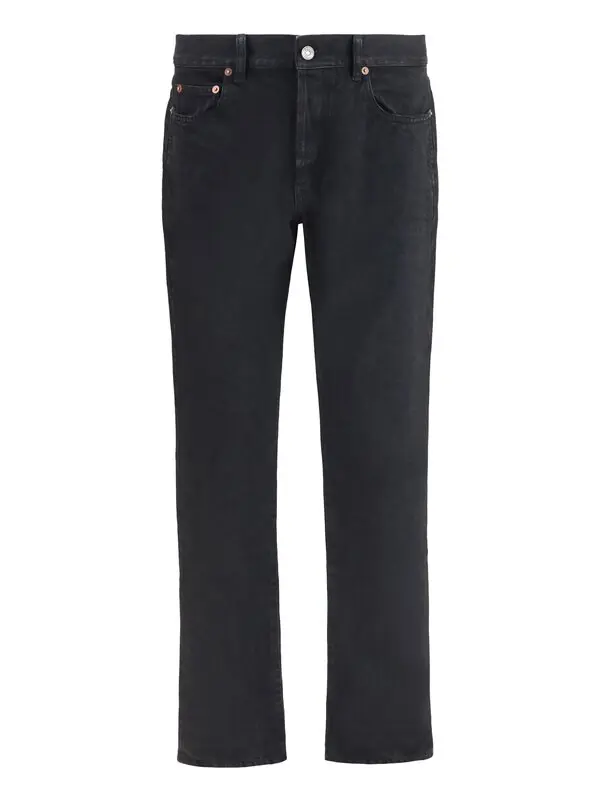 Saint Laurent Slim Fit Denim Jeans - Black