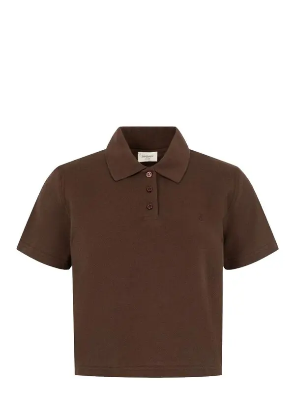 Saint Laurent Cotton Polo Shirt - Multicolor