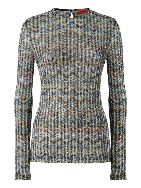Missoni Zig Zag Motif Knit Sweater - Multicolor