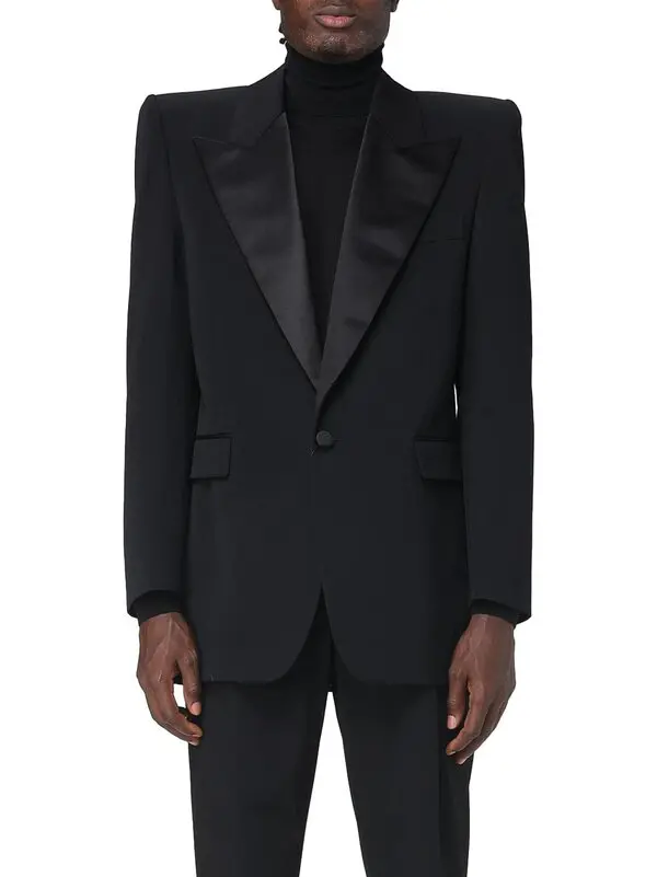 Saint Laurent Wool Blazer - Black
