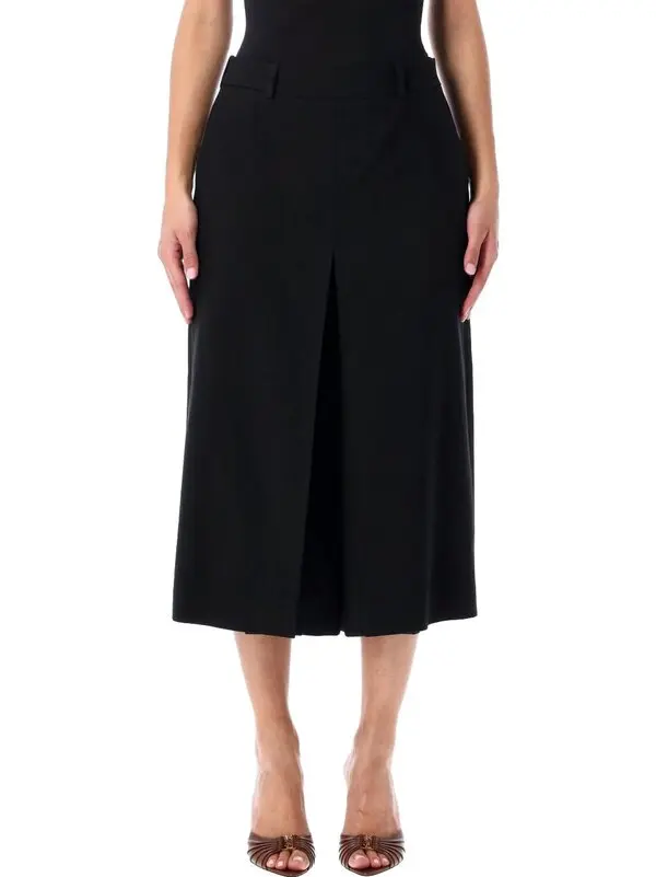 Saint Laurent Tailored Wool Trousers - Black