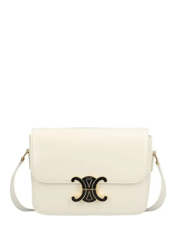 Celine Triomphe Leather Shoulder Bag - Multicolor
