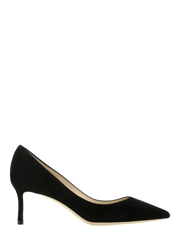 JIMMY CHOO Suede Romy 60 Pumps - Black