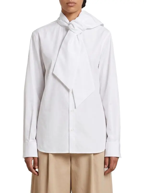 Saint Laurent Cotton Shirt - White