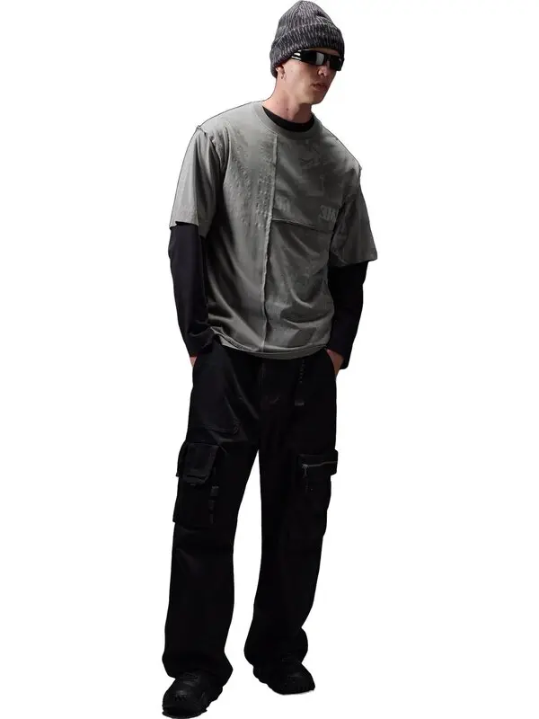 Oakley Reserve Strato Panels Tee - Gray