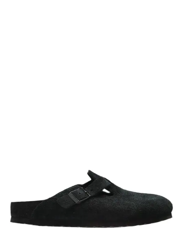 BIRKENSTOCK Boston Leather Clogs - Black
