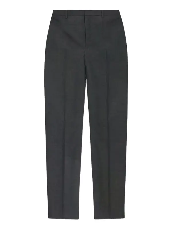 JIL SANDER Pleat-front Wool Trousers - Grey
