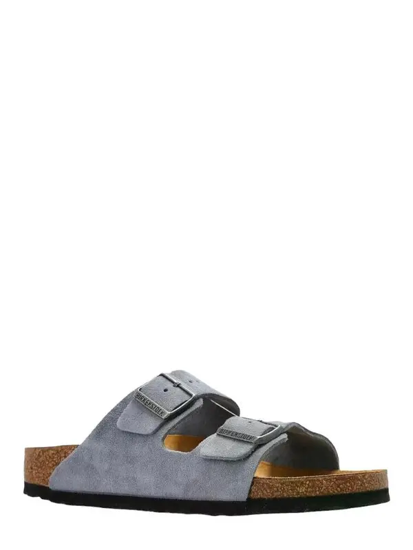 BIRKENSTOCK Arizona Buckle-fastening Suede Sandals - Blue