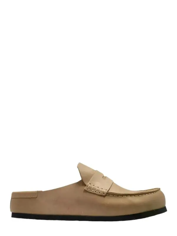 BIRKENSTOCK Naples Leather Loafers - Neutrals