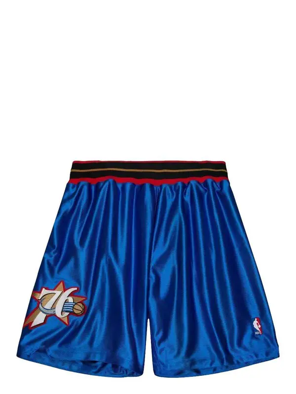 Mitchell & Ness Philadelphia 76ers 2001-02 Basketball Shorts - Blue