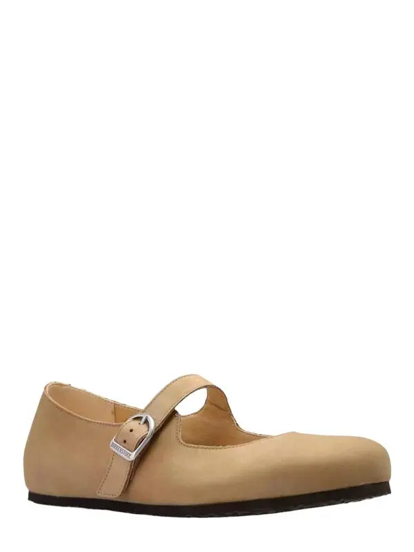 BIRKENSTOCK Santa Clarita Ballet Flats With Side Buckle - Neutrals