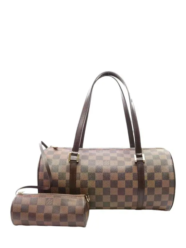 LOUIS VUITTON 30 Papillon Damier Ébène Holdall Bag - Brown