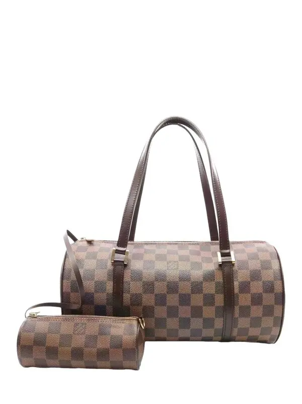 LOUIS VUITTON 30 Papillon Damier Ébène Holdall Bag - Brown
