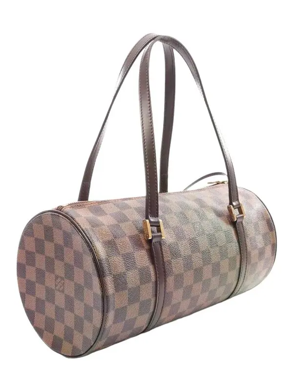 LOUIS VUITTON 2005 30 Papillon Damier Ébène Holdall Bag - Brown