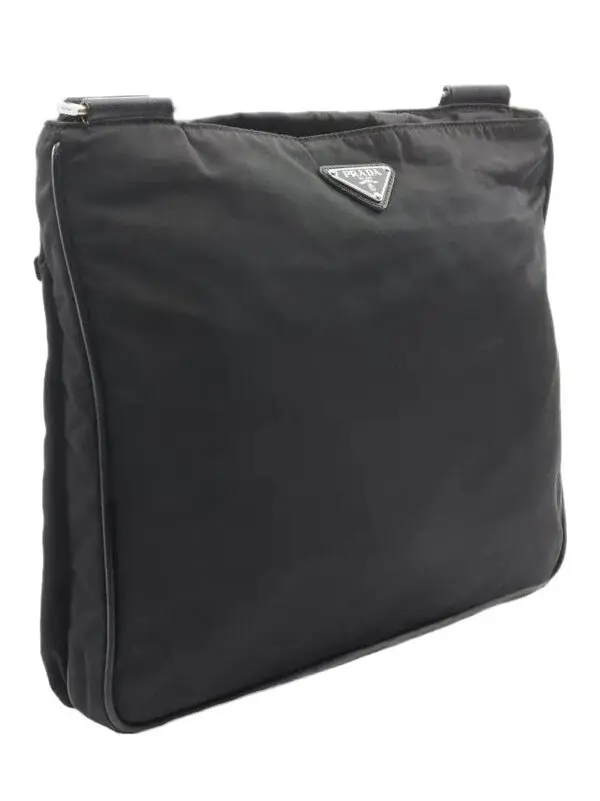 Prada 2000s Tessuto Shoulder Bag - Black
