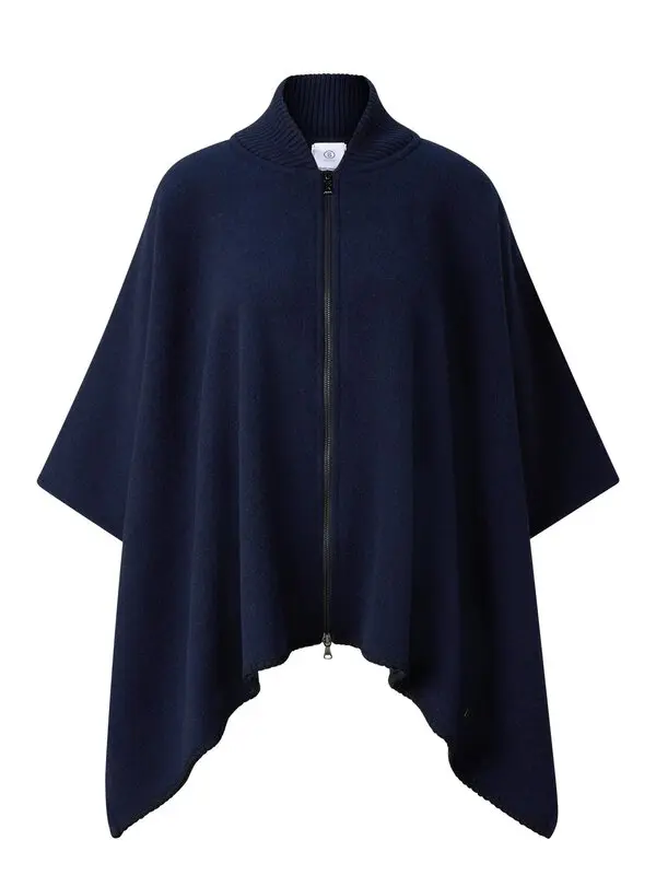 Bogner Nellie Wool Mix Poncho - Navy