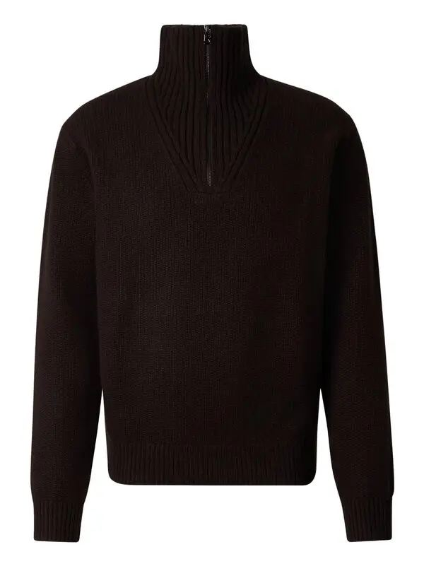 Bogner Walter Cashmere Turtleneck Sweater - Coffee