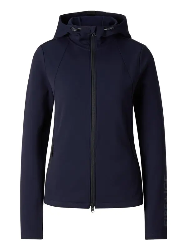 Bogner Gloria Mid-layer Jacket With Hood - Navy