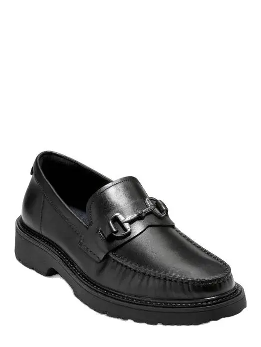 Cole Haan Broome Grand Lug Sole Bit Loafer - Black/black
