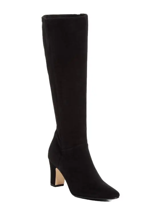 Manolo Blahnik Pitana Knee-high Suede Boots - Black