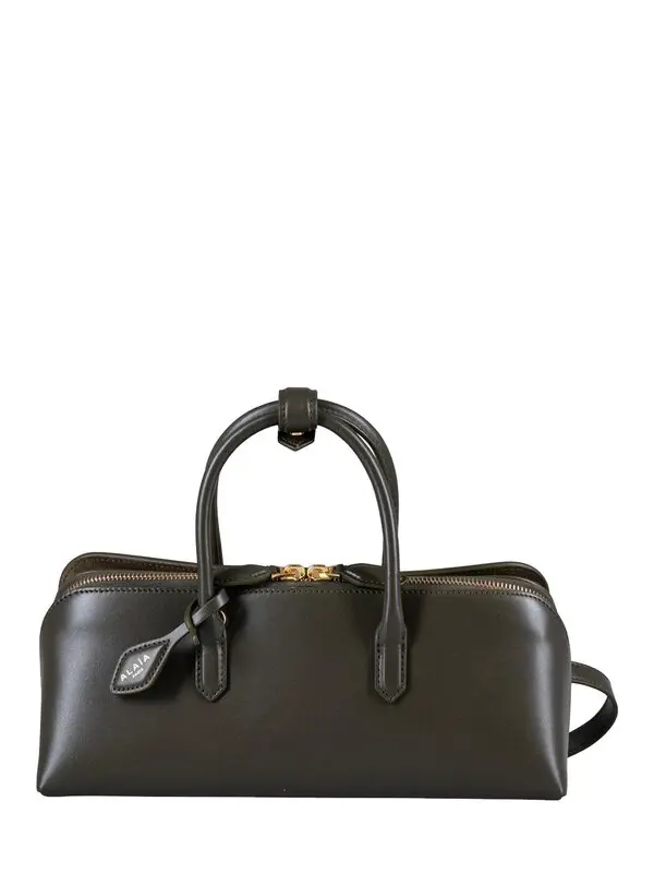 Alaïa Delta Small Box Calf Leather Bag - Green