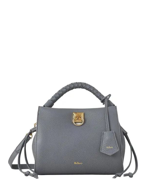 Mulberry Small Leather Iris Shoulder Bag - Grey