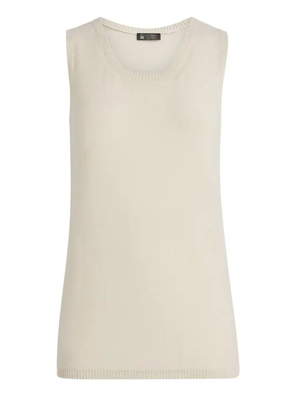 Colombo Cashmere Tank Top - White