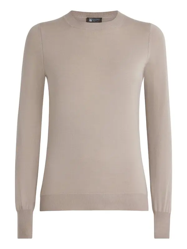Colombo Cashmere Sweater - Beige