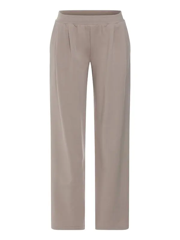 Hanro Stretch-cotton Natural Living Trousers - Brown