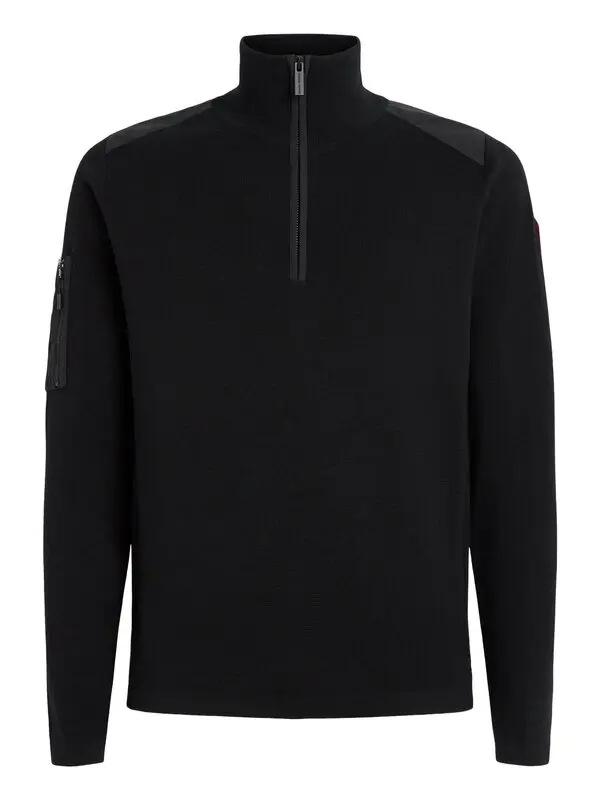Canada Goose Stormont Quarter-zip Sweater - Black