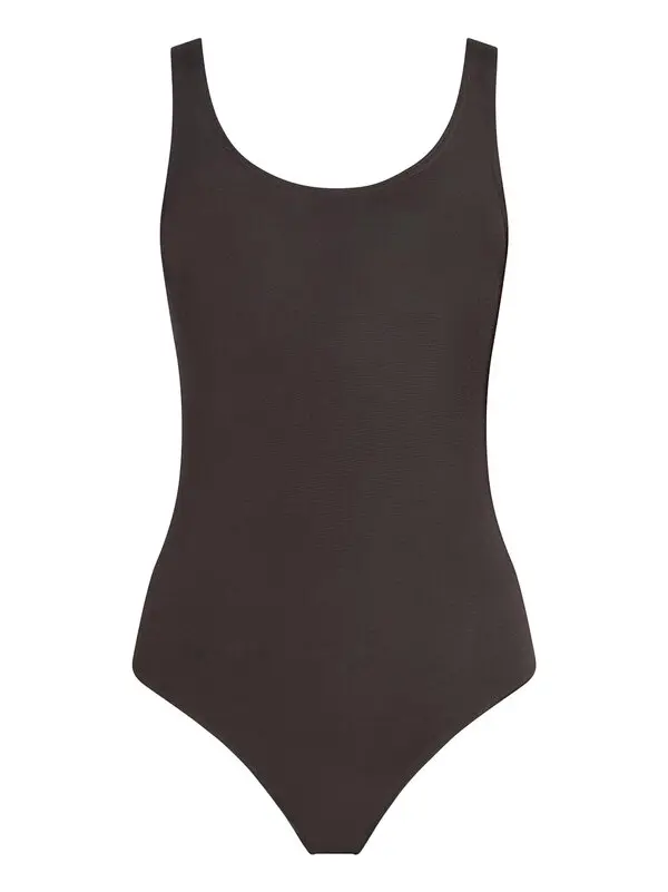Wolford Cotton-blend Bodysuit - Brown