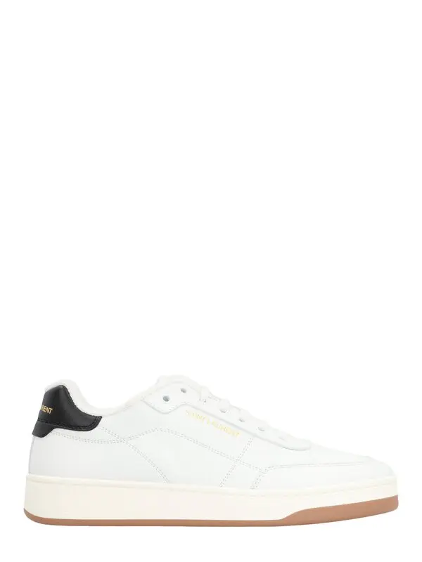 Saint Laurent Sl/61 Logo-print Low-top Sneakers - Blancnero