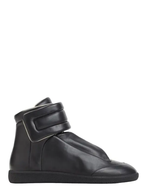 MAISON MARGIELA Future Leather & Rubber Sneaker - Black
