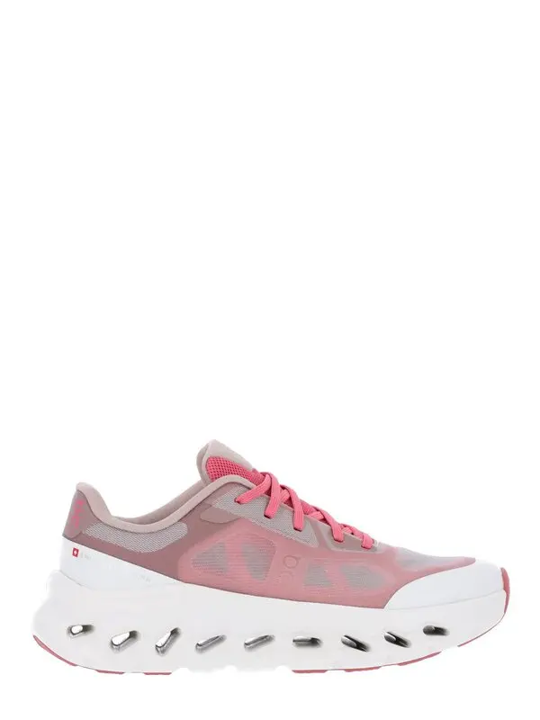 On Cushioned Mesh Running Sneakers - Pink