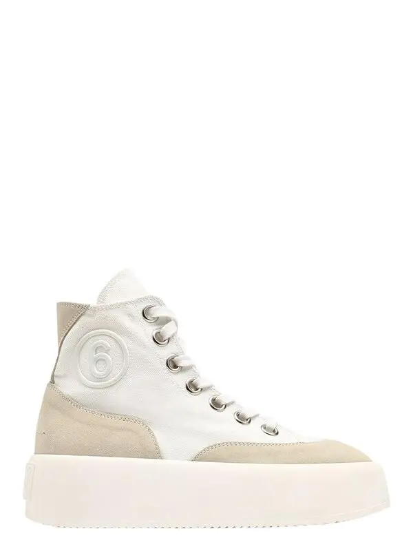 MAISON MARGIELA Platform High Top Sneakers - White