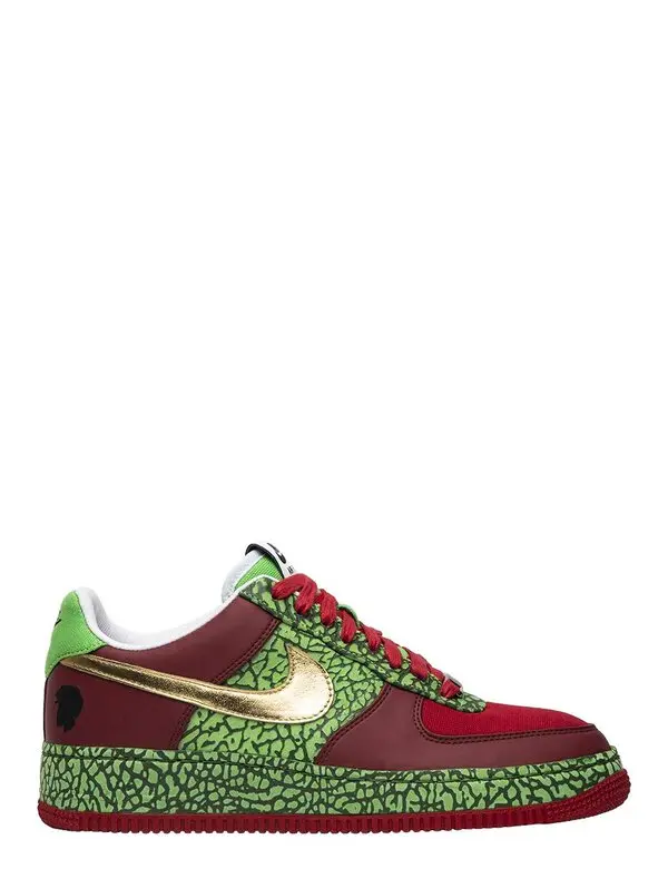 Nike Force 1 Low Supreme I/o "questlove" Sneakers - Red