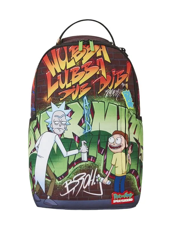 SPRAYGROUND Rick And Morty Street Artists Dlxr Backpack - Multicolor