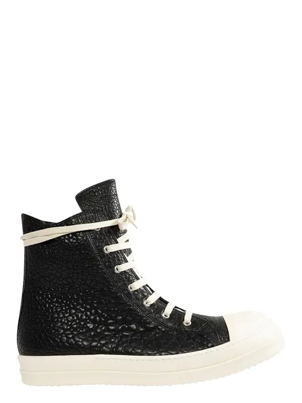 Rick Owens High Top Sneakers - Black