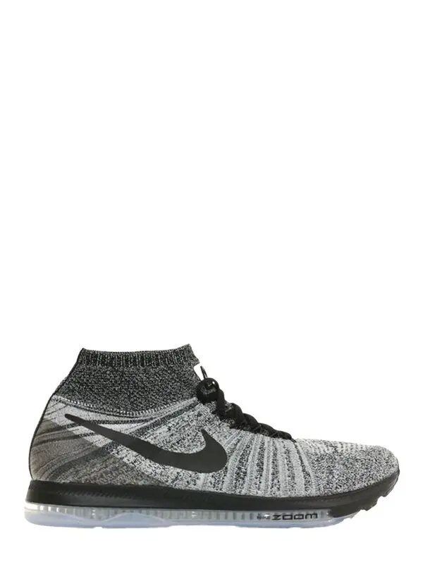 Nike Zoom All Out Flyknit High Top Sneakers - Black
