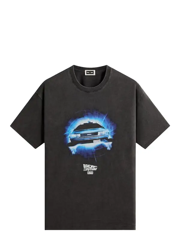 Kith For Back To The Future Delorean Graphic Tee - Black