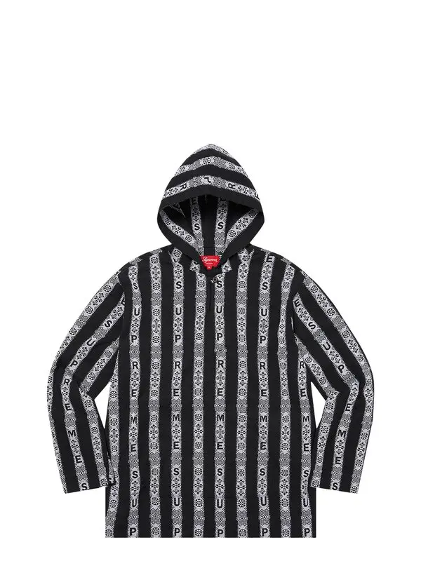 Supreme Baja Hooded Shirt - Black