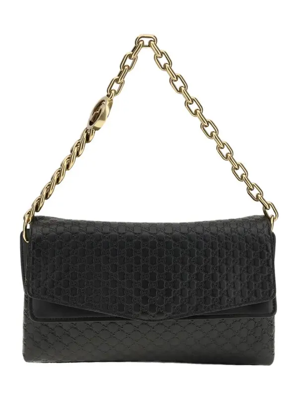 Gucci Medium Chain Shoulder Bag - Black