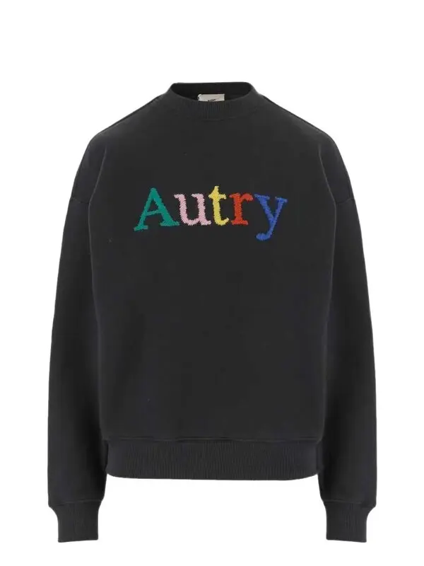 AUTRY Multicolour Logo Sweatshirt - Black