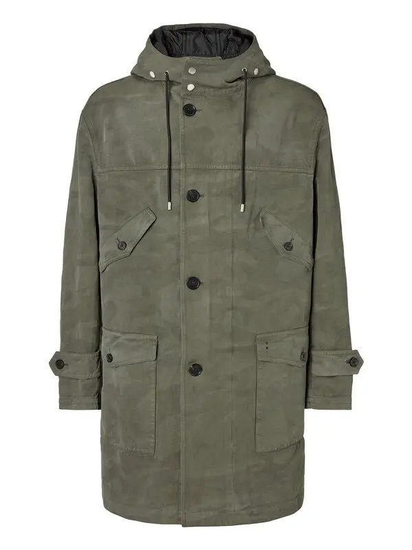 Fendi Midi Parka - Green