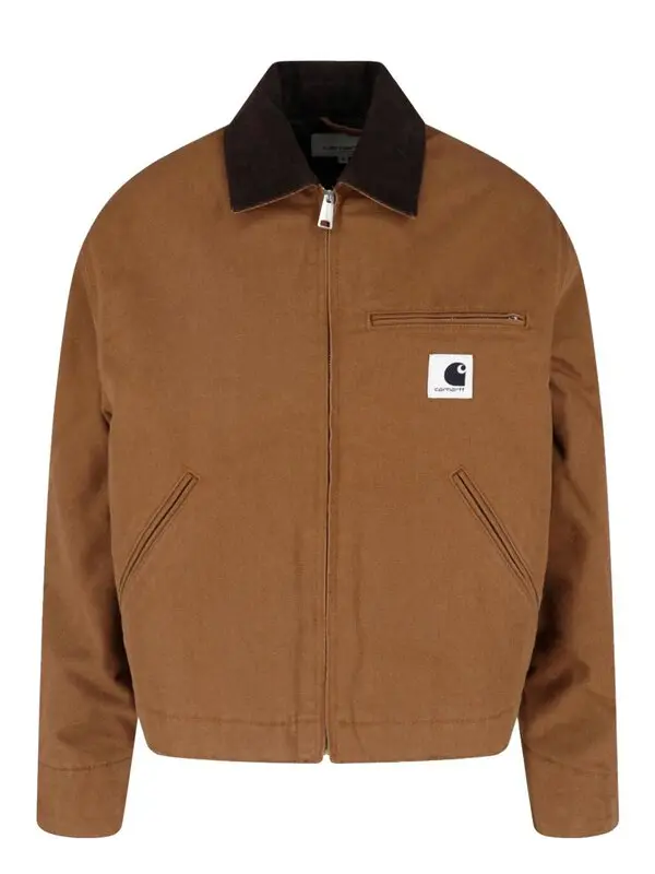 Carhartt Work In Progress Zip Jacket "og Detroit - Brown