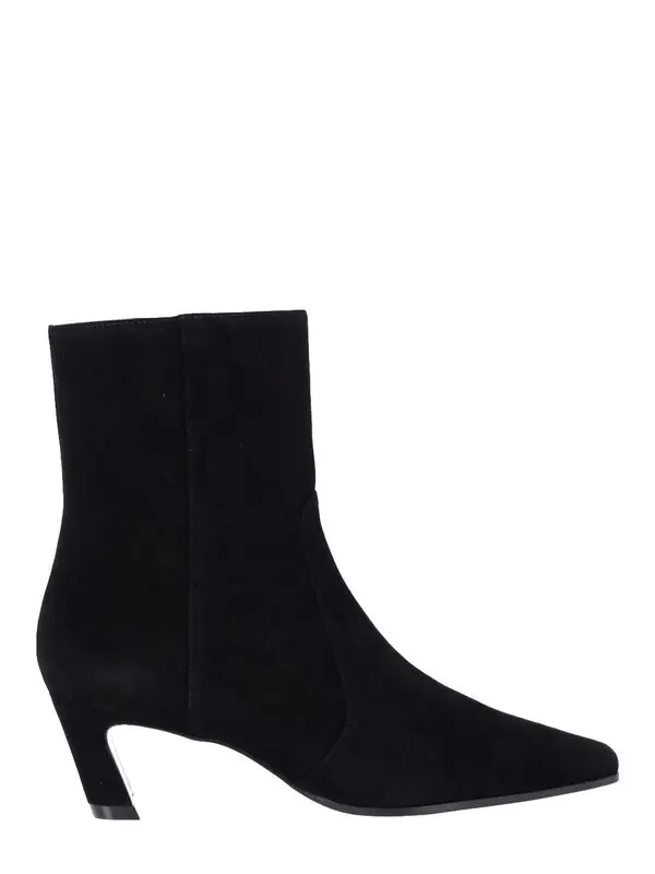 STUART WEITZMAN Stassi Zip 50 Ankle Boots - Black