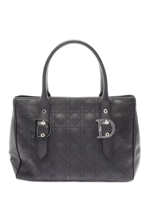 Dior Cannage Tote Bag - Black