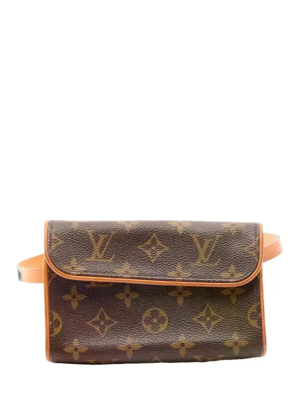 LOUIS VUITTON 2003 Pochette Florentine Monogram Belt Bag - Brown